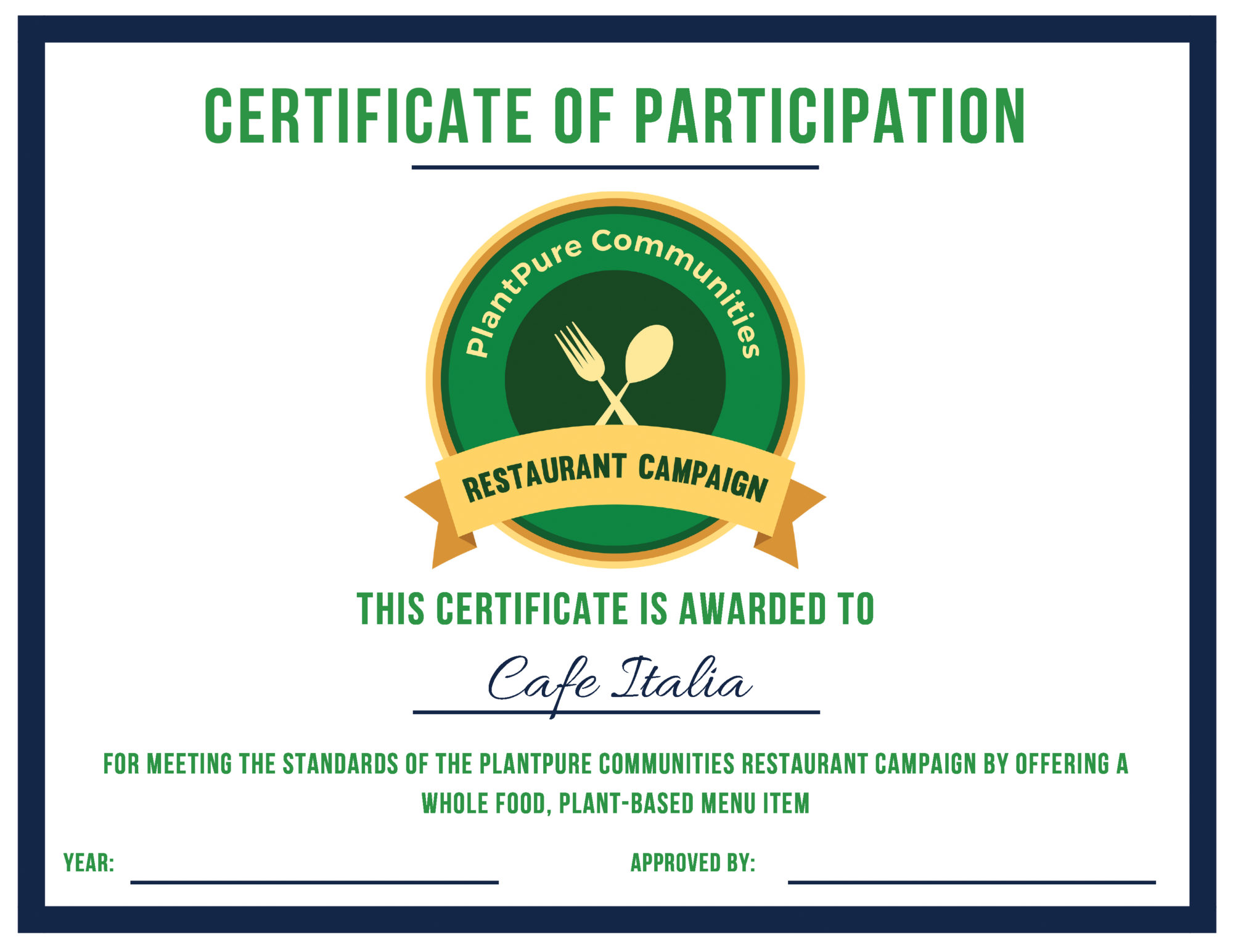 PPC RC Certificate | PlantPure Communities