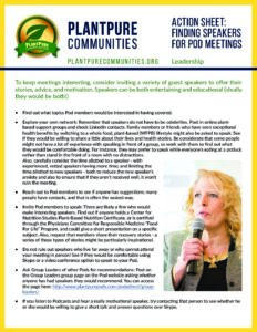 ActionSheet_Finding Speakers-Pod Meetings | PlantPure Communities